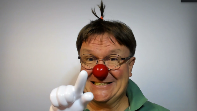 CLOWN BEPPO twitscht auf TWITCH – live und online : Theater